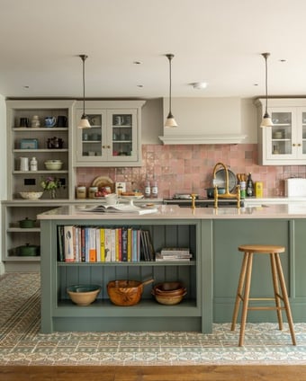 Instagrammable Cooking Spaces with a Pastel Kitchen